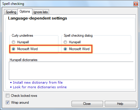 Getting started, step 5: Set up spell checker for your language – Venga ...