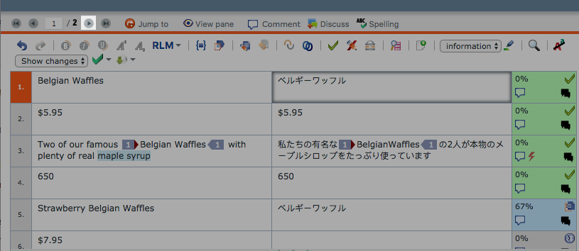 Instructions for using memoQ Web as a reviewer – Venga Support Center