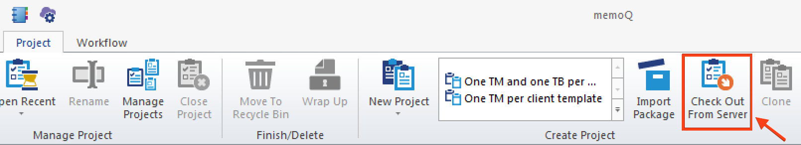 How to check out a new copy of an online memoQ project? – Venga Support ...